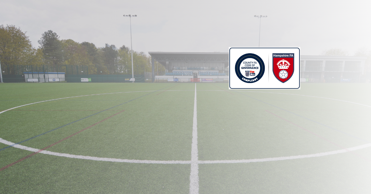 HAMPSHIRE FA ACHIEVES THE FAS CODE OF GOVERNANCE - Hampshire FA