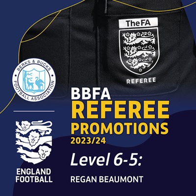 Referee Promotions Confirmed - Berks & Bucks FA
