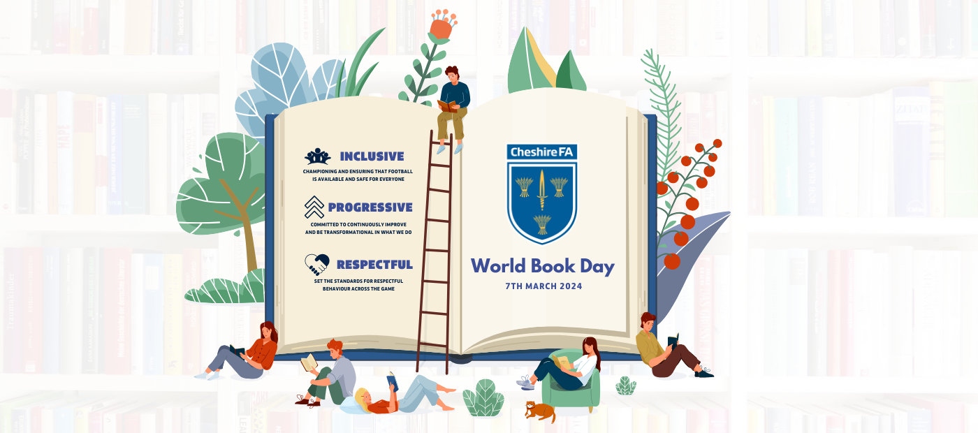 Cheshire FA Are Delighted To Mark World Book Day - Cheshire FA