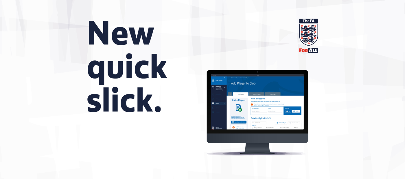 NEW! Player Registration System - Cheshire FA