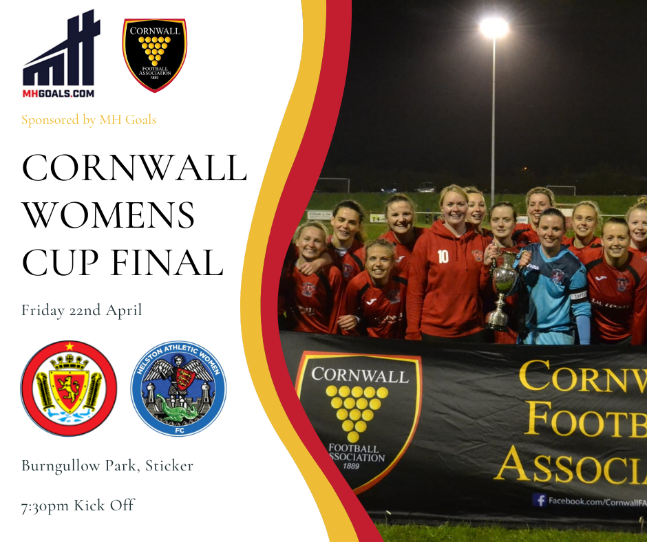 Cornwall Womens Cup Final to be played at Burngullow Park Sticker ...