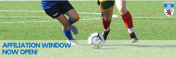 Affiliation Window Now Open for 2021-22 - Devon FA