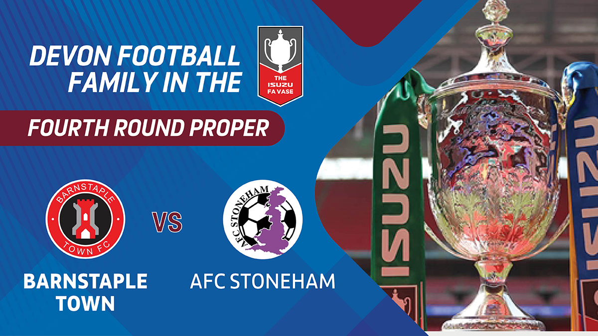 Barnstaple Town to take on AFC Stoneham for a place in the FA Vase last ...