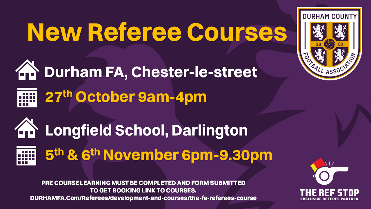 The FA Basic Referee Course - Durham FA