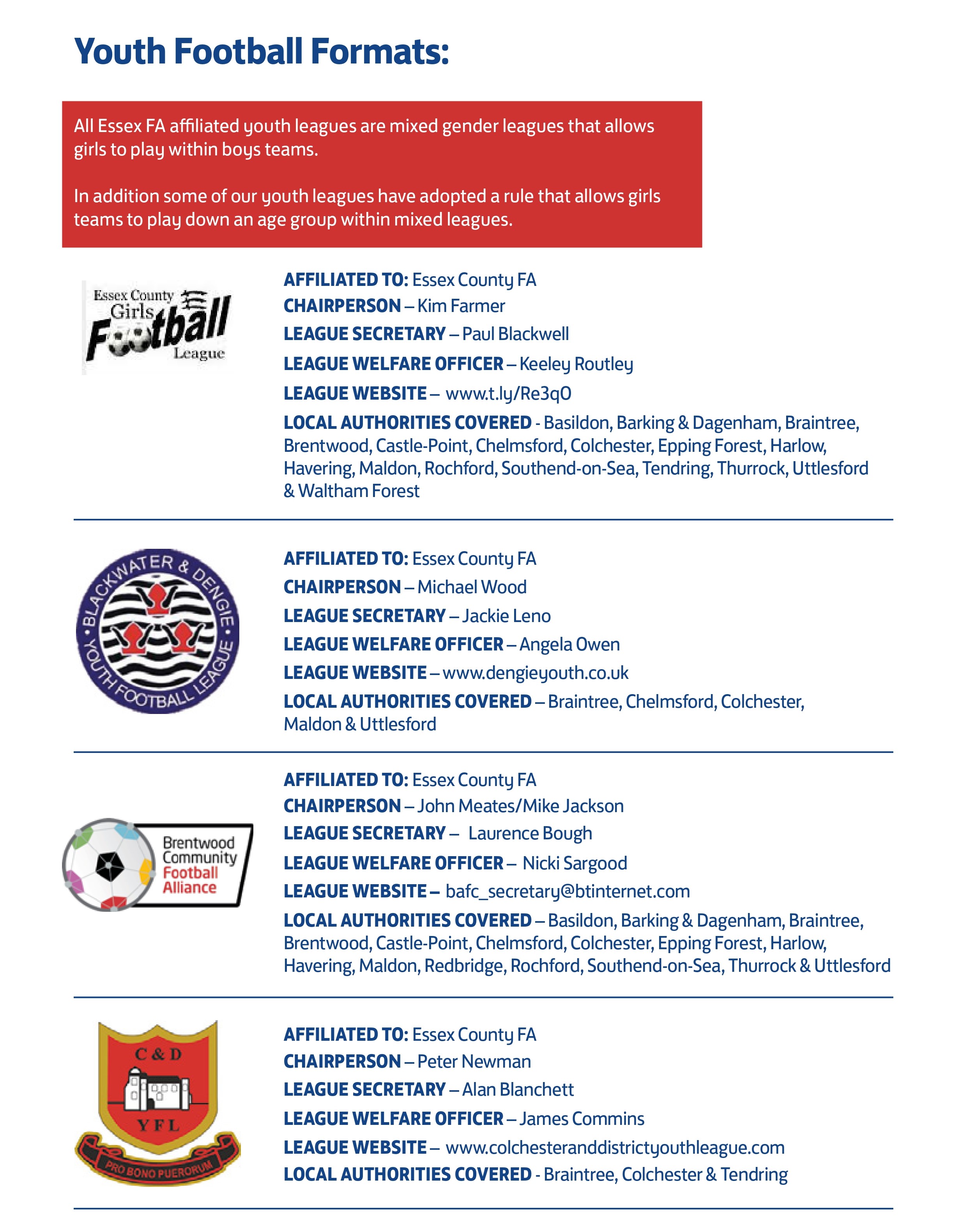 Opportunities for Girls and Women in Essex Grassroots Football - Essex FA