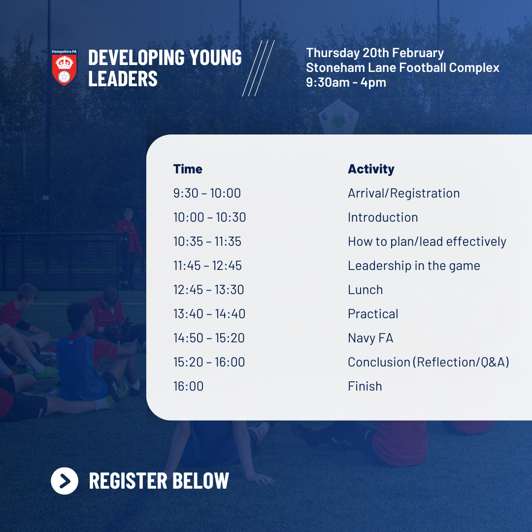 Developing Young Leaders Event - Hampshire FA