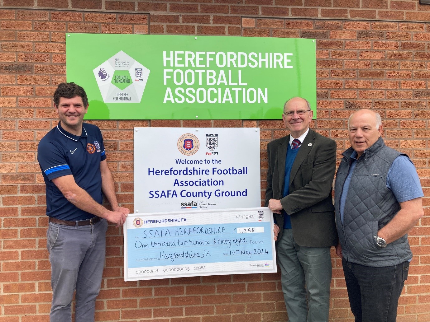 Ssafa Cup Final Donations - Herefordshire FA