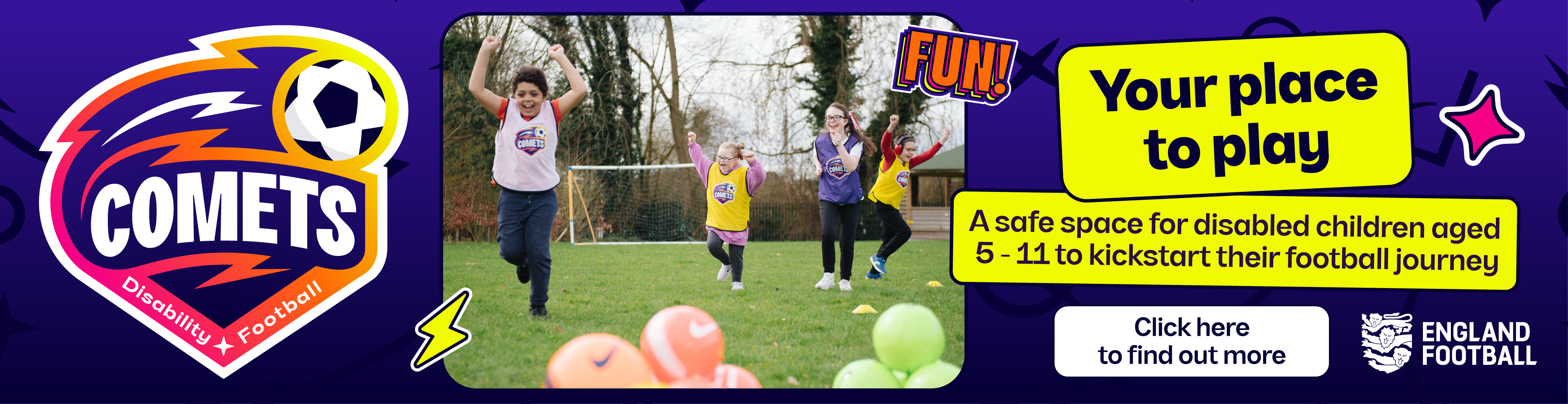 Comets Disability Football Progamme - Leicestershire & Rutland County FA