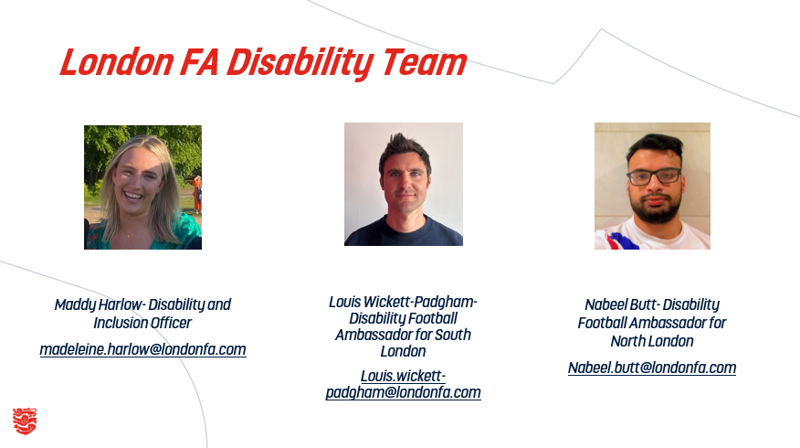 Get involved in disability football in London - London FA
