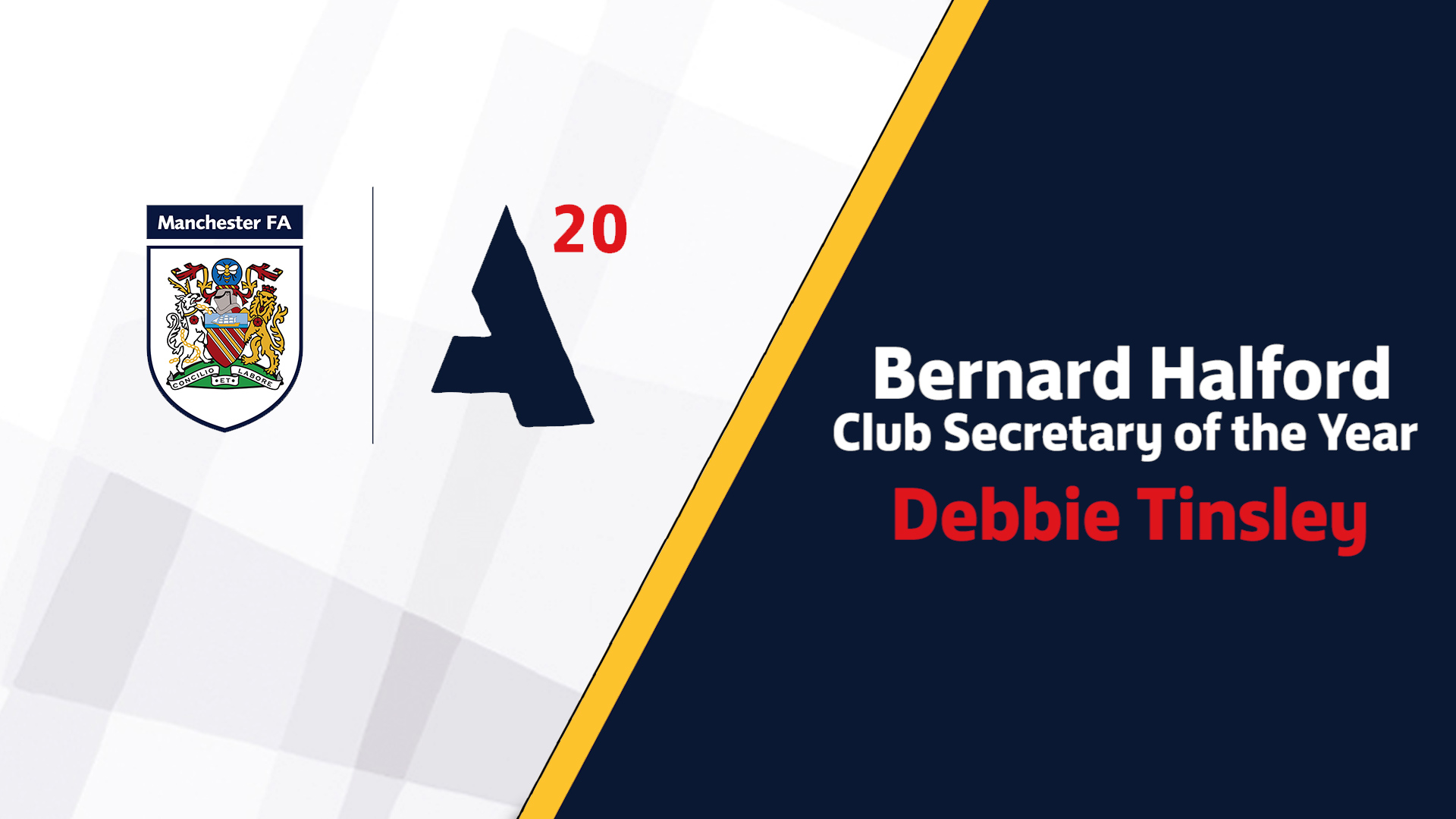 Debbie Tinsley wins Club Secretary of the Year Award