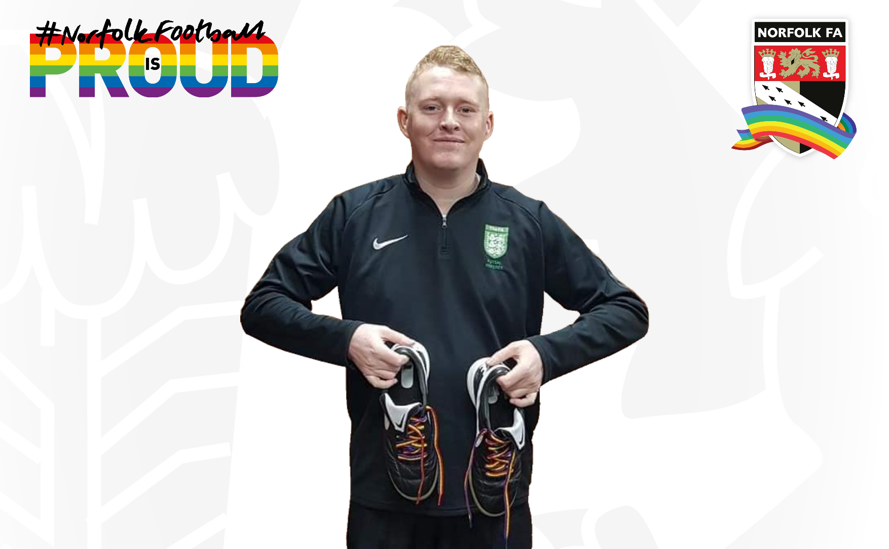 Rainbow Laces Tim Sadler - Norfolk FA