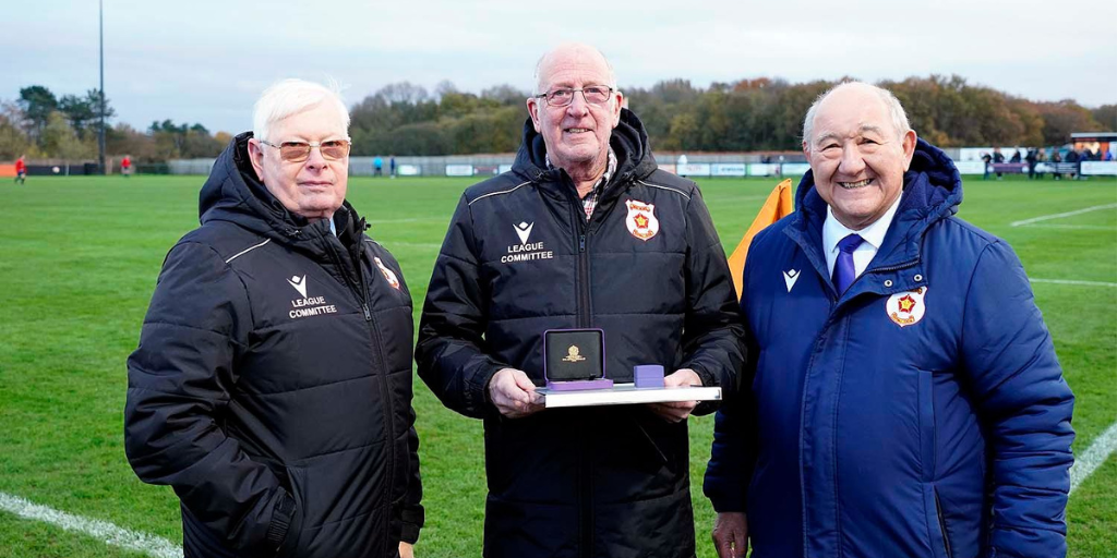 Long service award for Central Midlands Alliance Football League vice ...