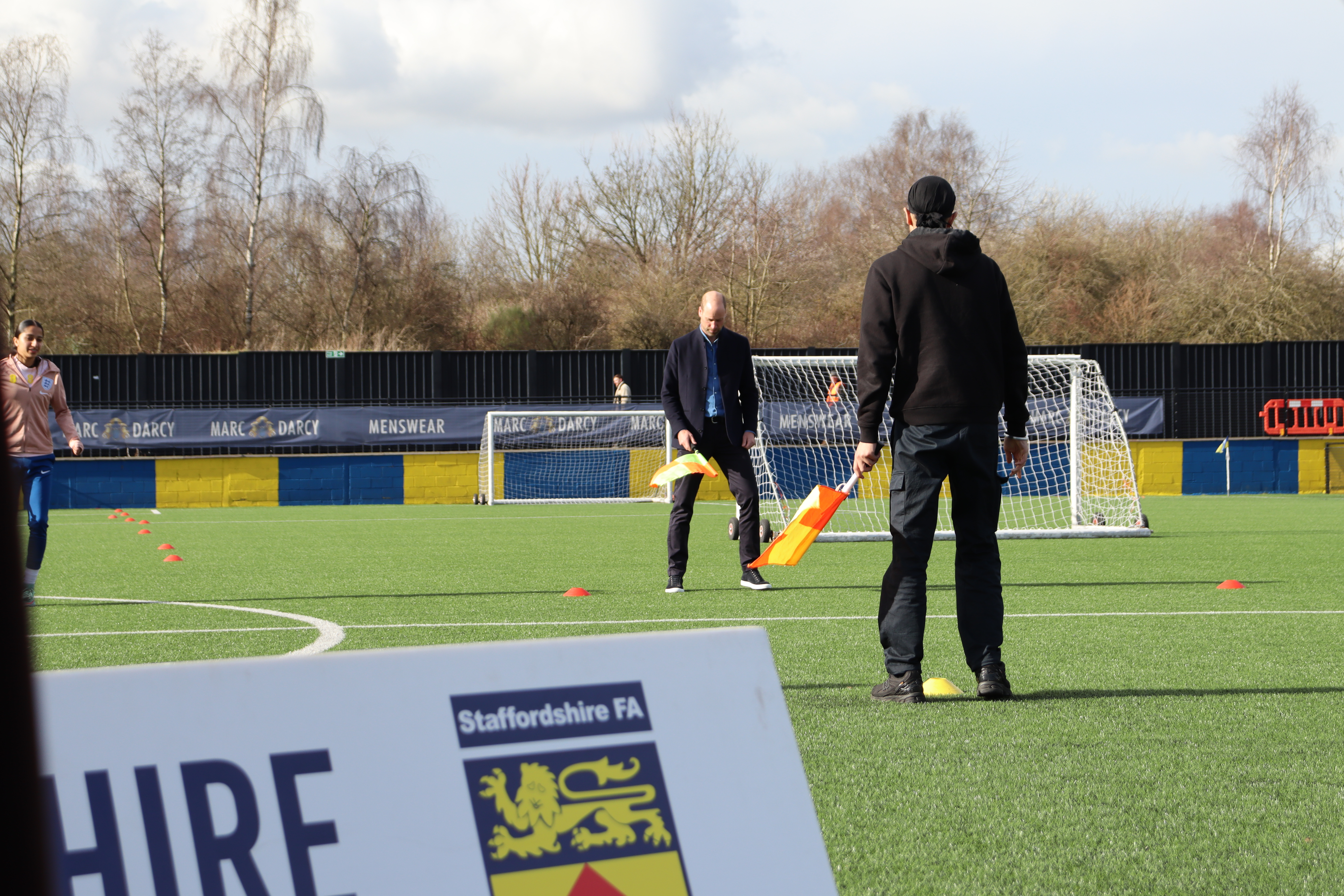 The Prince of Wales visits Staffordshire FA grassroots refereeing ...