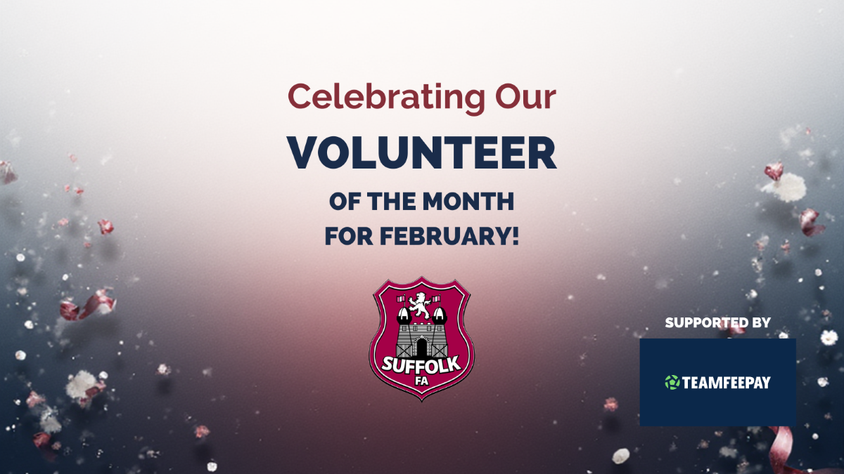 David is selected as our monthly winner - Suffolk FA