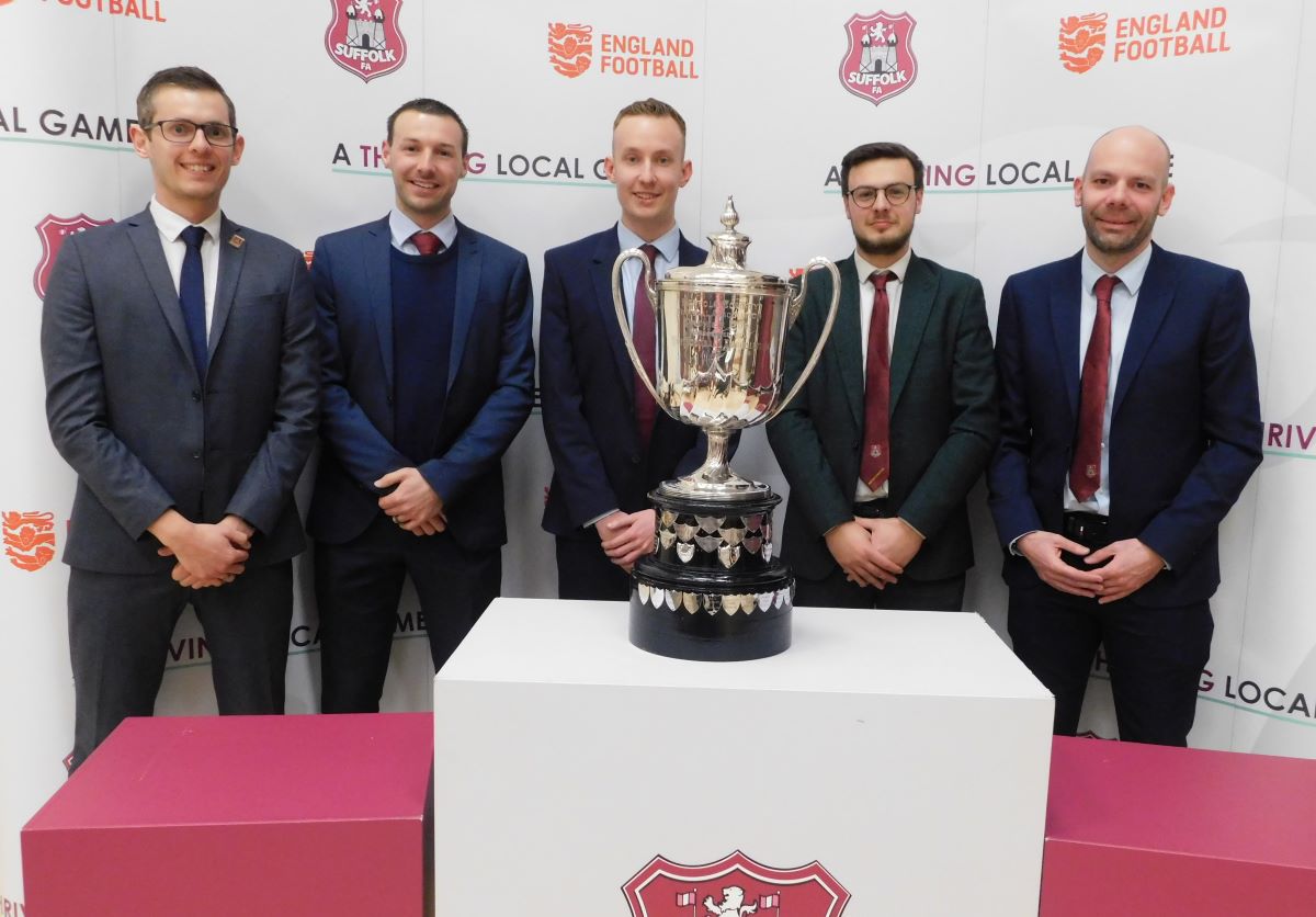 County cup final officials recognised - Suffolk FA