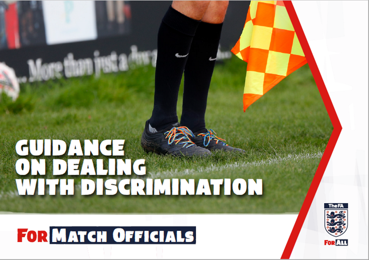Guide for officials on discrimination - Suffolk FA