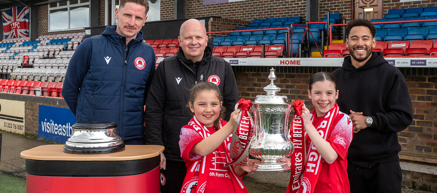 Boro fans mascots at FA Cup Final - Sussex County FA