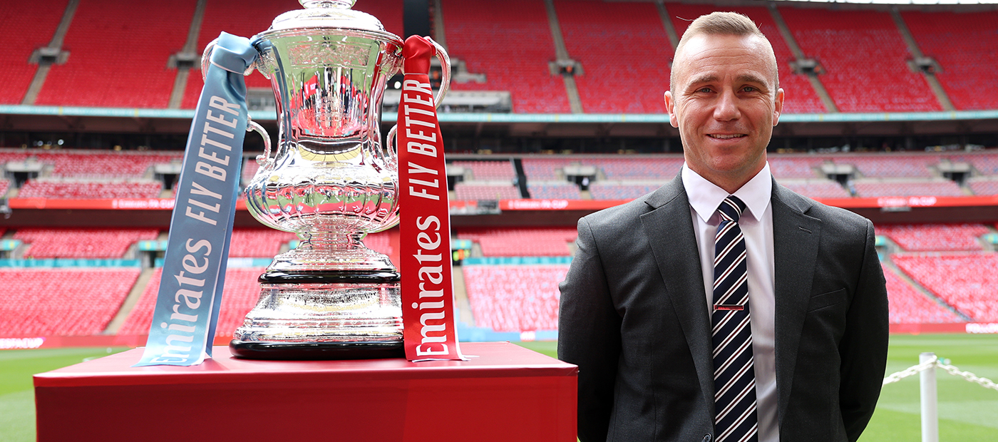 Harry Lennard officiates Emirates FA Cup Final - Sussex County FA