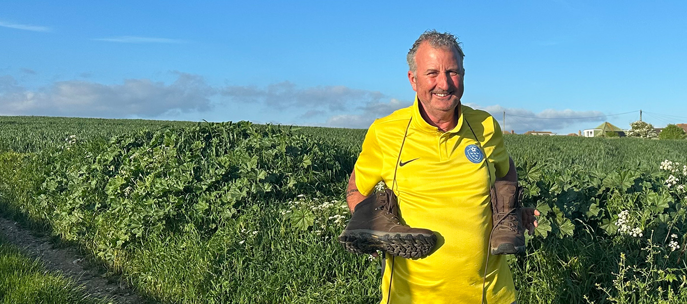 Steve Atkins charity walk draws closer - Sussex County FA
