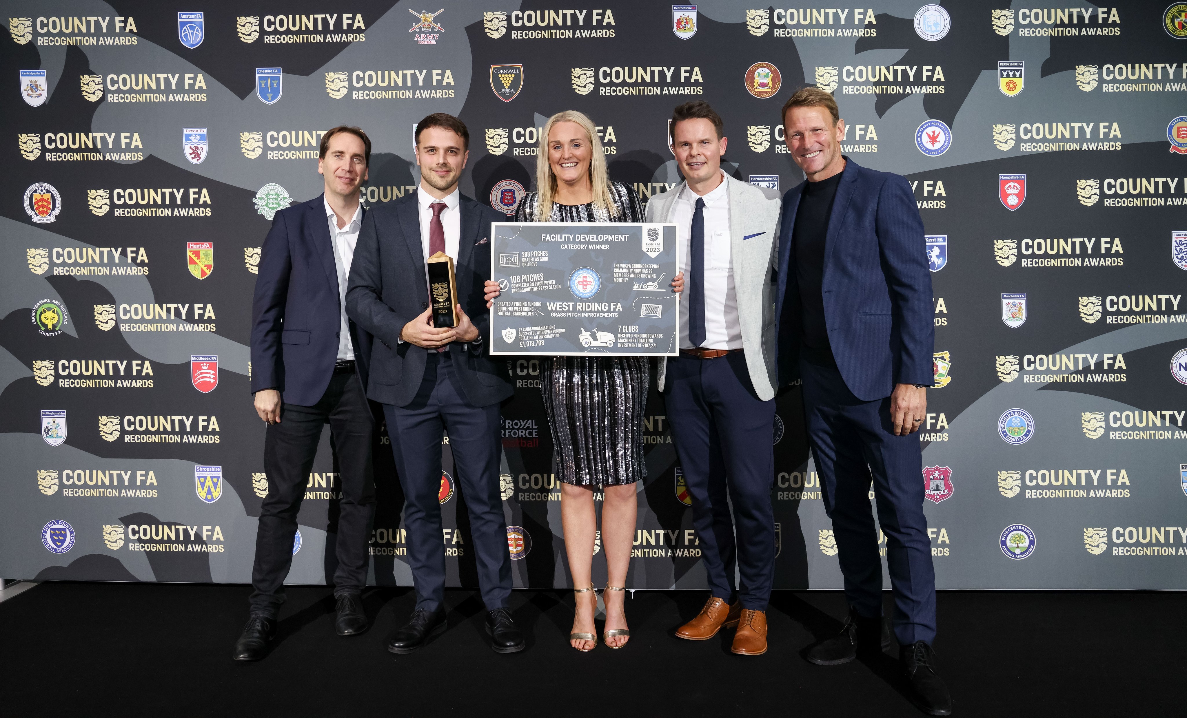 West Riding FA WIN at County FA Recognition Awards