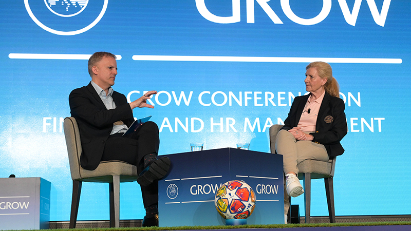 Debbie Hewitt attended the UEFA Grow Conference, FIFA Congress and ...