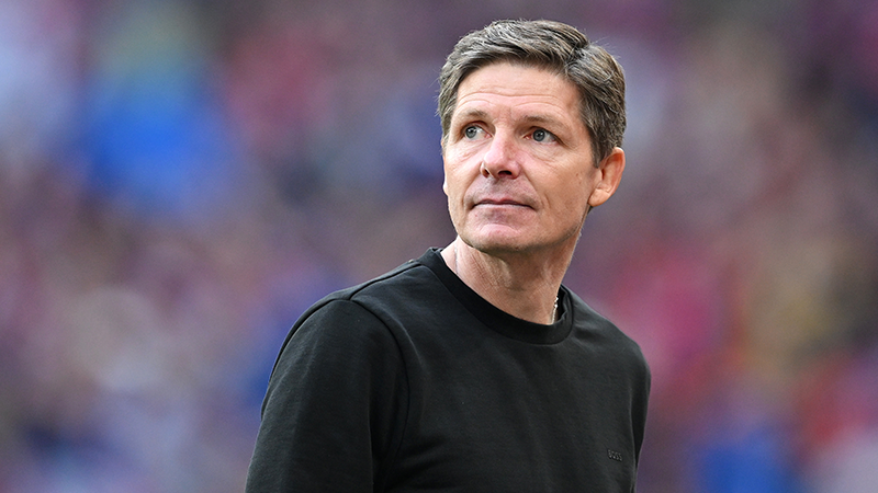 Crystal Palace boss Oliver Glasner looks ahead to Saturday's Emirates ...