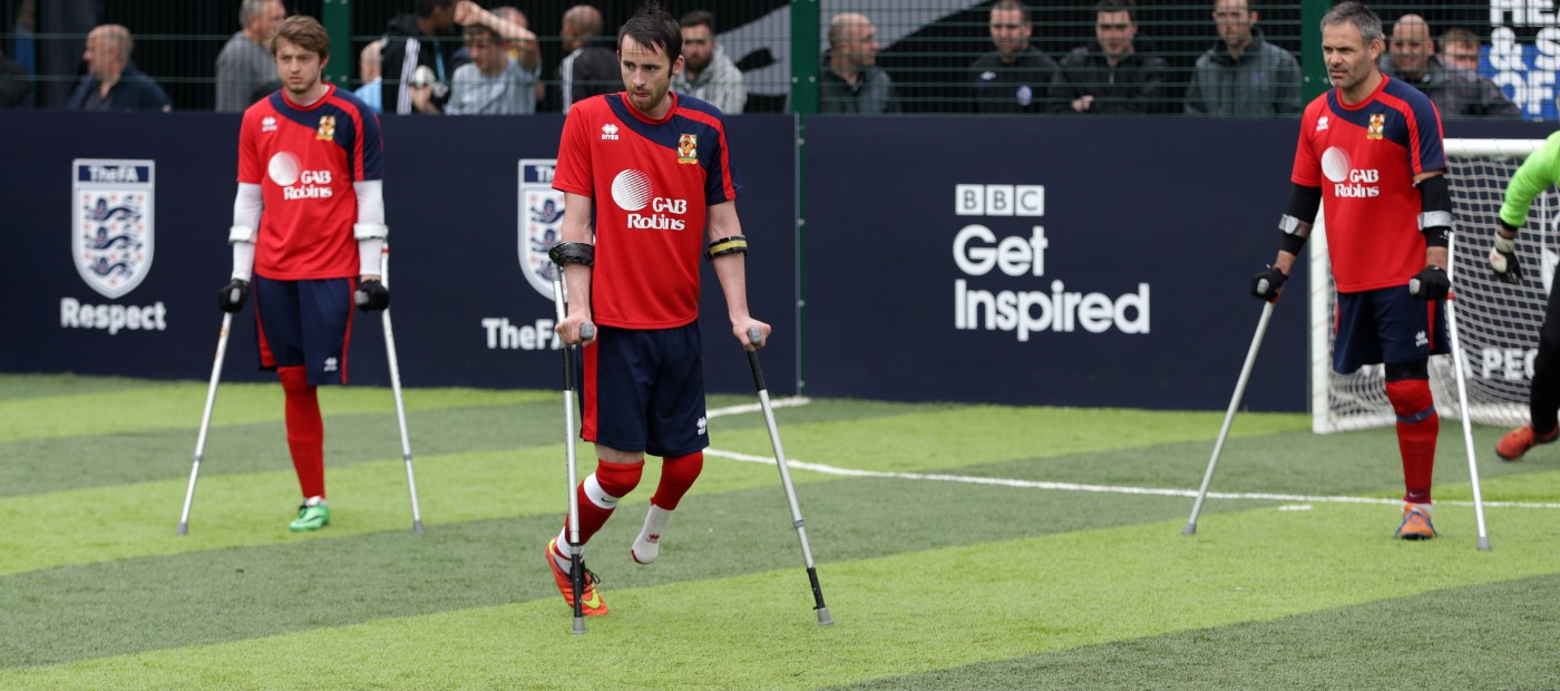 The FA Disability Cup Finals take place at St. George's Park on Saturday