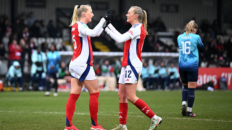 Video highlights of Adobe Women's FA Cup fifth round games in February 2025