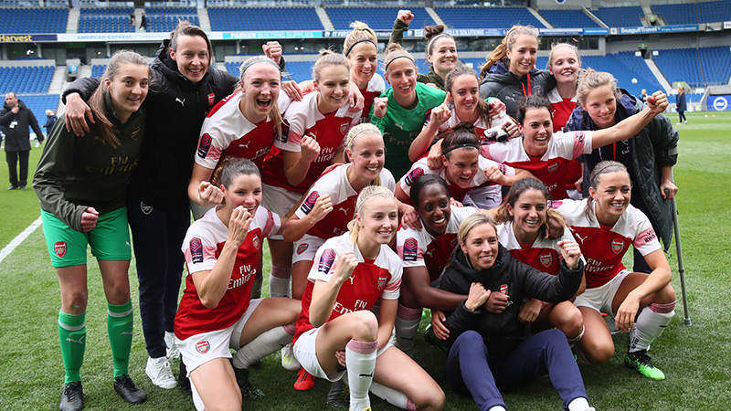 Arsenal win FA WSL title