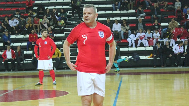 Former England partially sighted captain Stephen Daley receives MBE