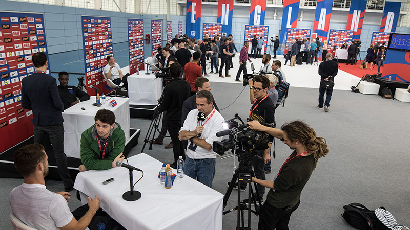 England squad stage pre-World Cup media event at St. George's Park