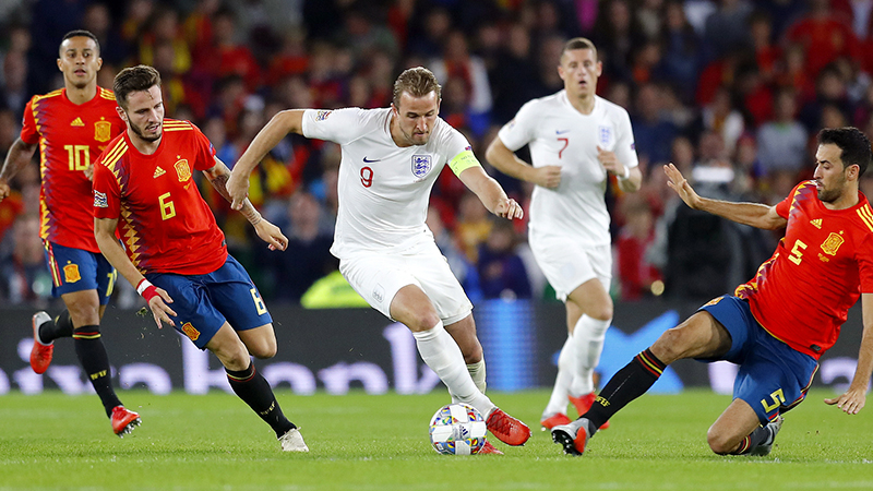Pitchside highlights of England's win in Spain
