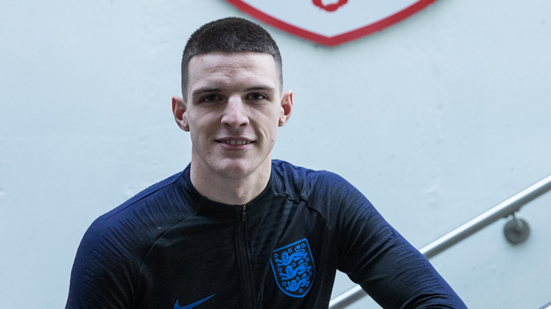 Declan Rice on his pride at first England call up