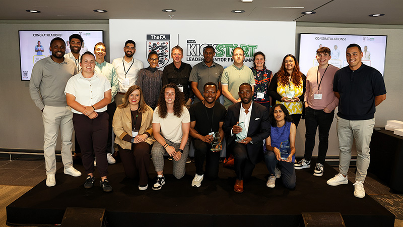 First FA Kickstart leaders cohort graduate at Wembley Stadium celebration