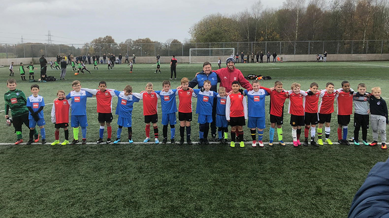 Ripon Reds JFC kitted out from Matchday PayPal prize