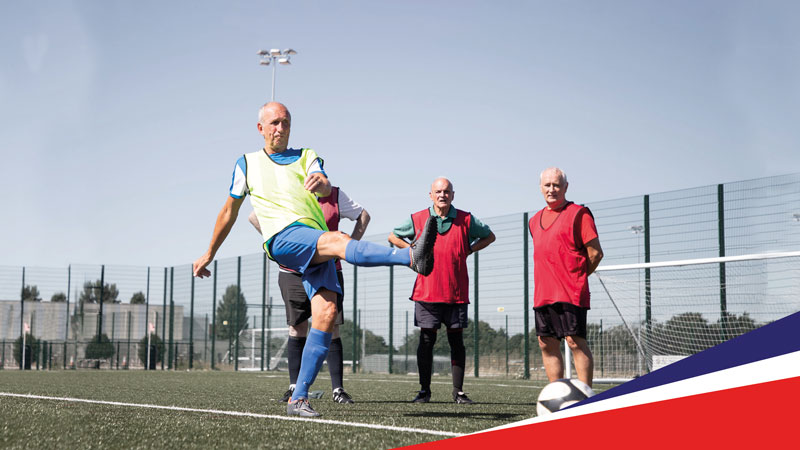 Get involved and play football in England