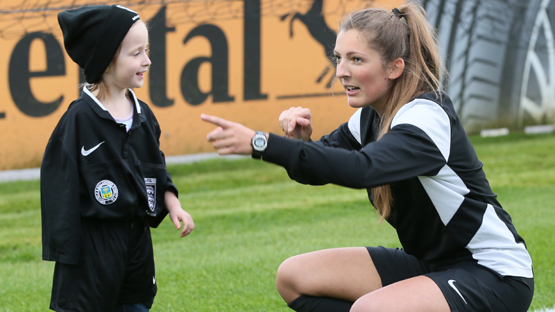 Released by Sheffield, Melissa Burgin is now a referee on the rise
