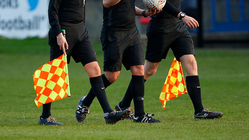Head of Referee Operations Peter Elsworth and Head of Technical Referee ...