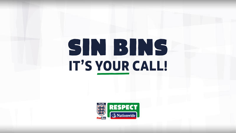 Temporary dismissals - sin bins - Respect | The Football Association