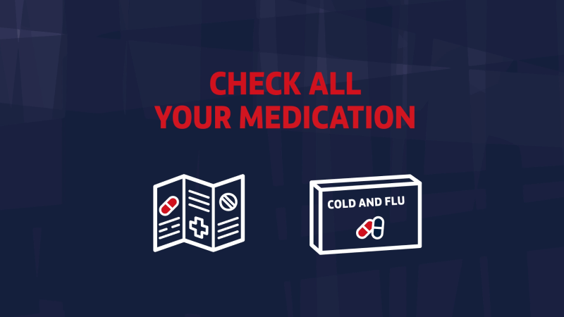 Checking medications and TUE's