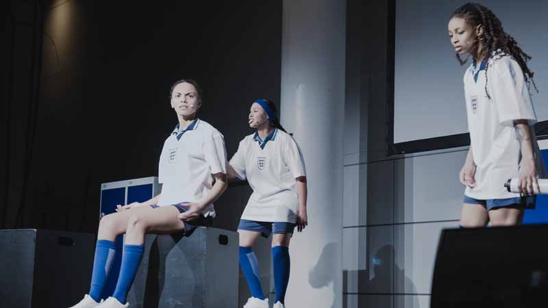 FA's 'Still We Roar' theatre production at Wembley Stadium during Black ...