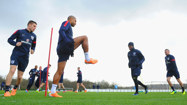 Watch our video as Roy Hodgson's England team prepare for their first ...