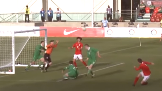 England Advent Day 21: Matt Crossen's chip against Republic of Ireland