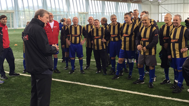 Roy Hodgson welcomes Cottingham Rangers walking football team to St ...
